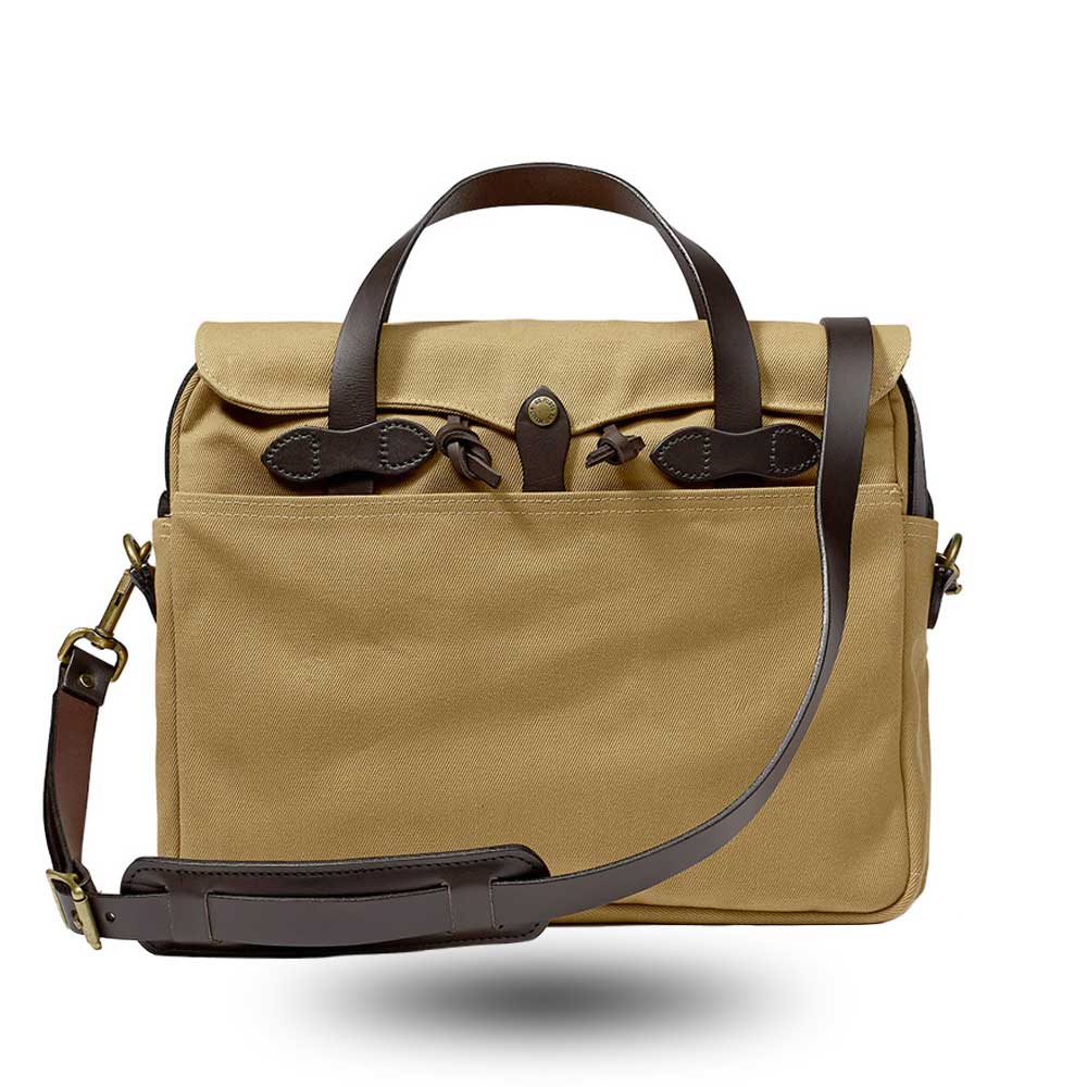 Filson Rugged Twill Original Briefcase Tan
